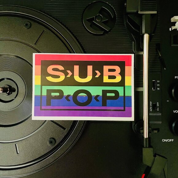 SUB POP | Wall Decor | Sub Pop Records Logo Vinyl Sticker Beach House ...